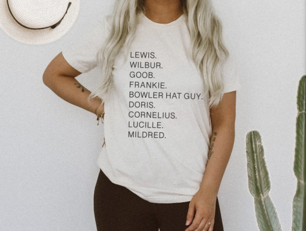 Meet The Robinson’s Character Names Bella Canvas Unisex Jersey Short S ...