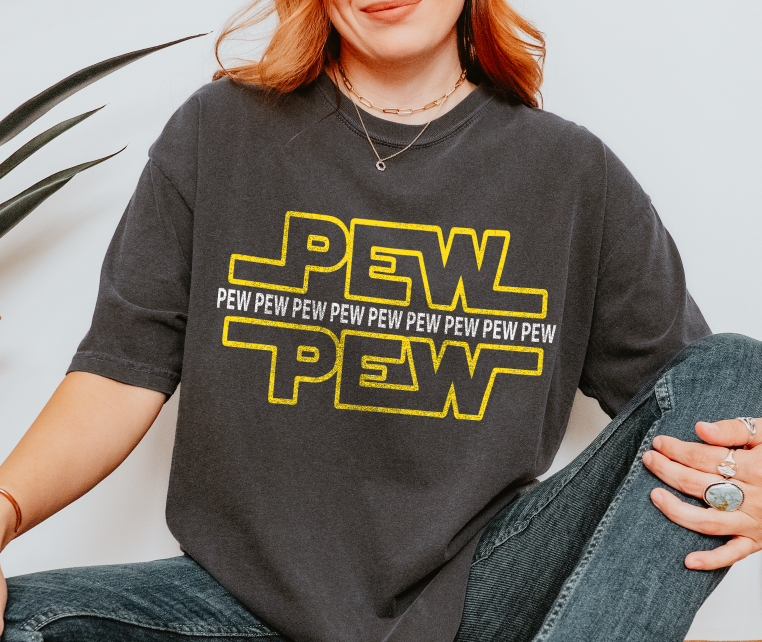 PEW PEW PEW Comfort Colors Unisex Garment-Dyed T-shirt – Parkbound ...